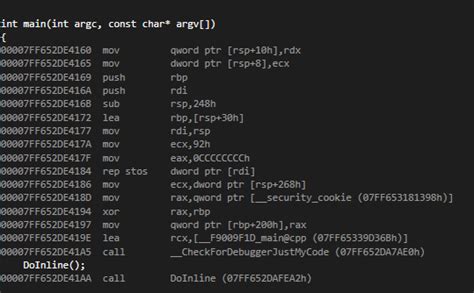 Visual Studio C Doesn T Inline Functions In Debug Mode Stack Overflow