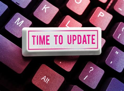 Text Showing Inspiration Time To Update Business Approach The Latest