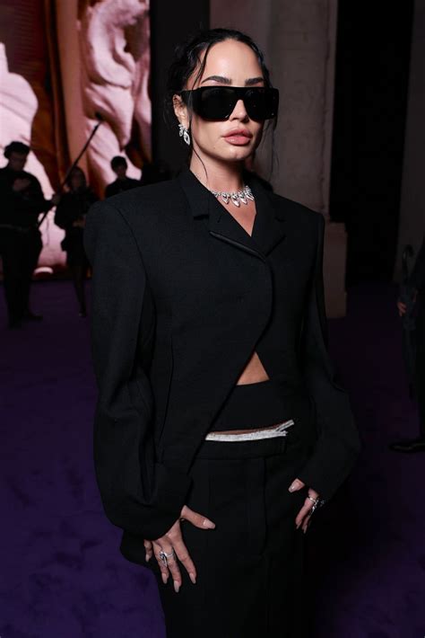 Demi Lovato At Messika Show At Paris Fashion Week In Paris 10032025