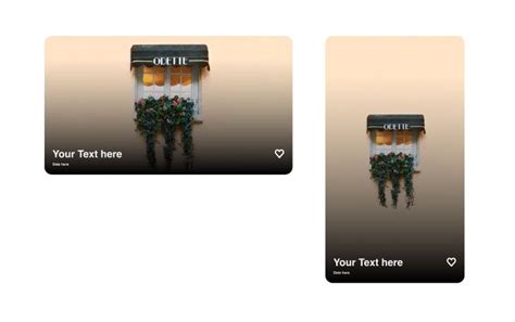 Responsive Photo Card Figma