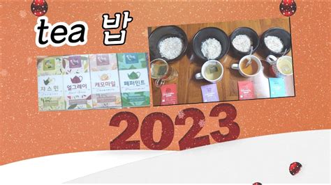 겨울 마시고 남은 티백 차 그냥 두지 마시고 향기밥해드셔요 Youtube