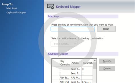 Select And Map The Keyboard And Mouse Reflection Desktop Help