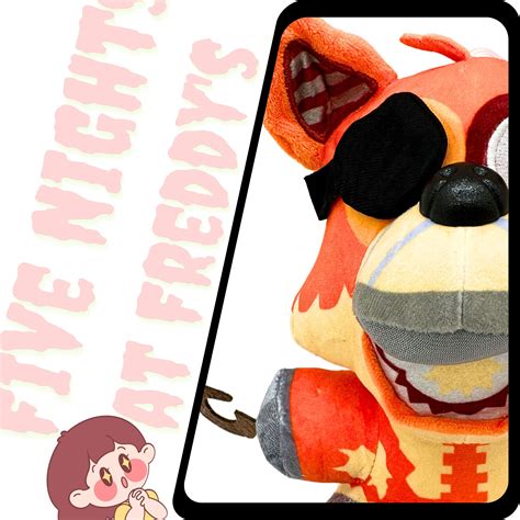 Мягкая игрушка фнаф Грим Фокси Fnaf Grim Foxy Мрачный Фокси Лис пират