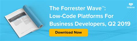 The Forrester Wave Low Code Platforms For Business Developers 2019