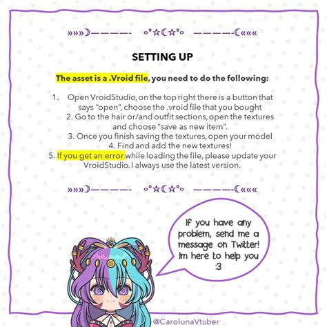 Vroid Hair Preset Braided Twin Tails 3 Options Etsy