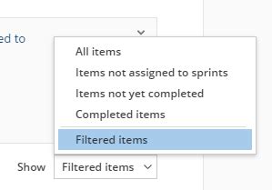 Can I Filter The Backlog Scrumwise FAQ