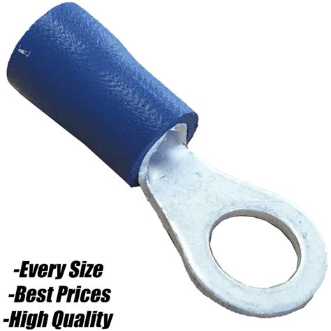 Blue Ring Hoop Insulated Electrical Splice Crimp 53mm Terminals Adl