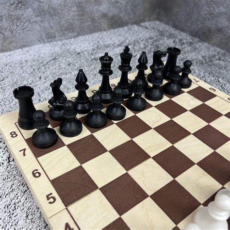 Шахматы обиходные Кировские с пластиковыми фигурами 29х14 5х4 см