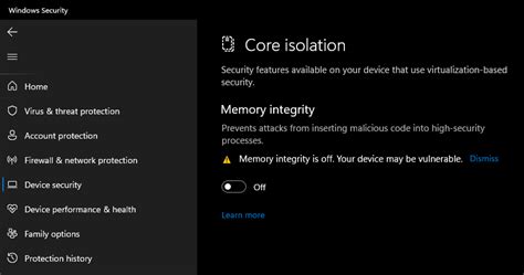 Core Isolation Memory Integrity Rldplayeremulator