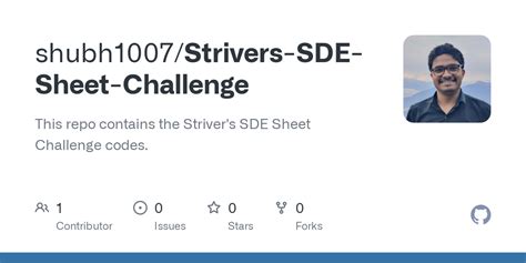 Github Shubh1007strivers Sde Sheet Challenge This Repo Contains The Strivers Sde Sheet