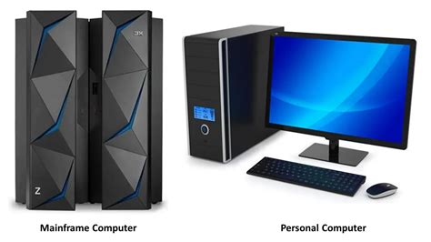 Mainframe Computer Vs Personal Computer Key Differences
