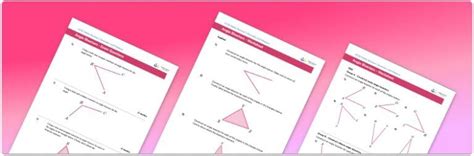 Angle Bisector Worksheet Gcse Maths [free] Third Space Learning