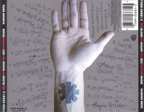 Red Hot Chili Peppers Blood Sugar Sex Magik Cd Deform Müzik