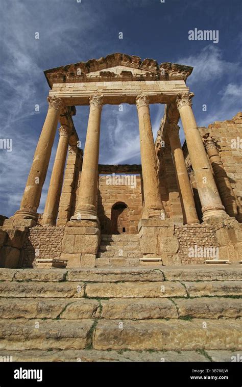Archaeological Site Of Sbeitla Banque De Photographies Et Dimages à