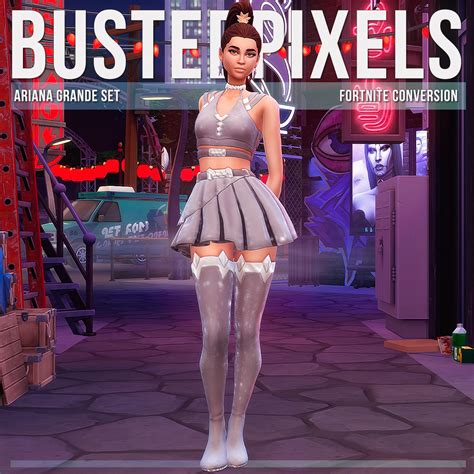 Busted Pixels Fortnite Ariana Grande Conversionedit Set Base