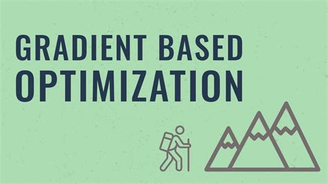 Introduction To Optimization 2 Gradient Based Optimization Gradient Descent Gd Youtube
