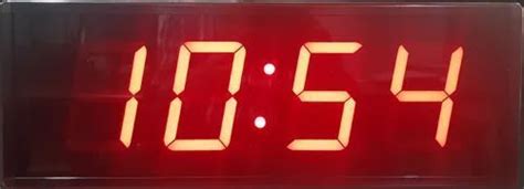 Metal Ntp Synchronized Digital Clock Color Red At Rs In Mumbai