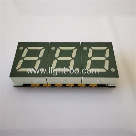 Ultra Thin 0 28 Triple Digit SMD 7 Segment LED Display Common Anode For Temperature Indicator