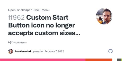 Custom Start Button Icon No Longer Accepts Custom Sizes With Issue Open Shell