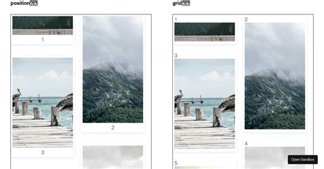 Waterfall Grid Forked Codesandbox