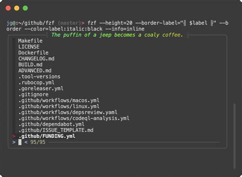 Info Separator · Issue 3029 · Junegunnfzf · Github