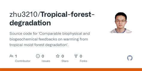 Github Zhu3210 Tropical Forest Degradation Source Code For Comparable Biophysical And