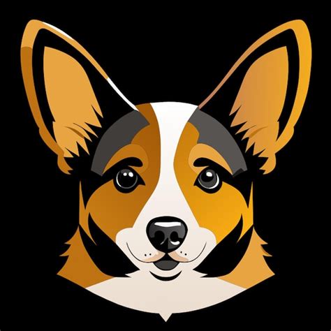 Premium Vector Dog Vector Illustration