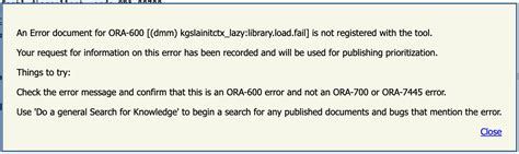 Solved 23ai Free On Arm Fails With Ora 00600 Internal Error Code Arguments Dmm