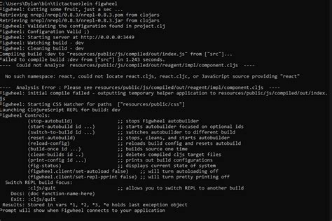 Clojure Cannot Get Leiningen Commands To Work With Figwheel Stack