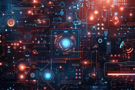 Premium Photo Intricate Futuristic Technology Circuit Board Design Detailed Illustration Of An