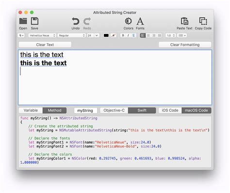 more scripting in swift styling attributed text the eclectic light