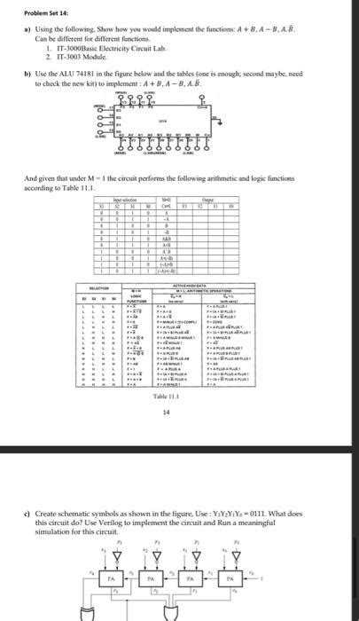 solved problem set 14 a using the following show how you