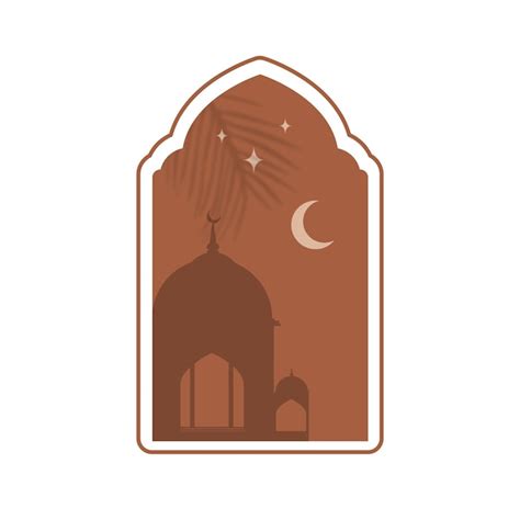 이슬람 아랍어 아치 창 및 문 기하학적 레이저 절단 템플릿 전통적인 디자인 및 문화 프리미엄 벡터