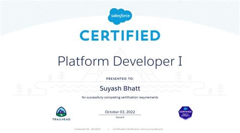 Suyash Bhatt On Linkedin Salesforcecertified Salesforcedeveloper Salesforceplatformdeveloper