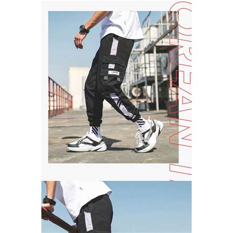 กางเกงขายาวลําลองทรงหลวมแฟชั่นสไตล์เกาหลี Linruixiong Th Thaipick