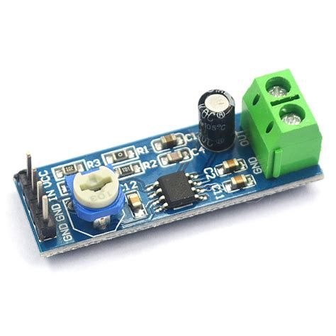 Lm386 Power Amplifier Module 20 200 Times Audio Volume Amplifier Microphonic Audio Power