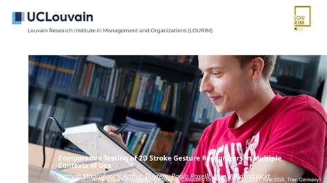 Comparative Testing Of 2d Stroke Gesture Recognizers In Multiple Contexts Of Use Pptx