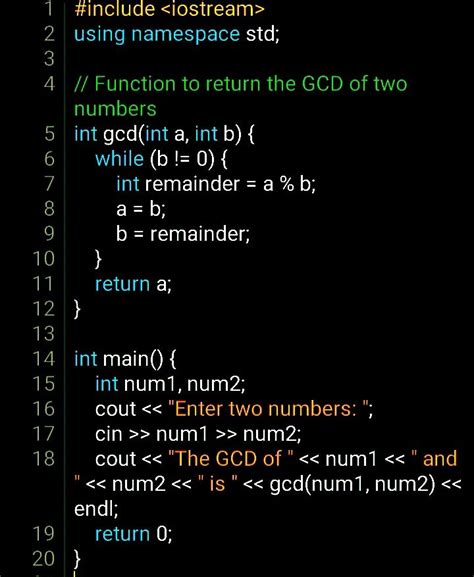 Learn About Gcd Calculation In C Gopal Pandey Posted On The Topic