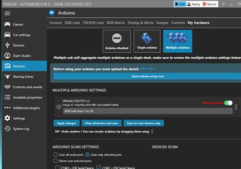 Arduino Disconnecting After 836 · Issue 1276 · Shwoteversimhub · Github