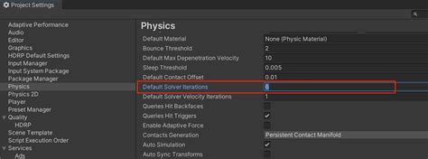 enhanced physics performance for smooth gameplay unity