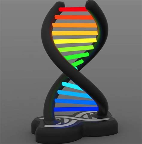Rgb Double Helix Lamp 3dthursday Perfect 3d Printing Filament