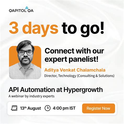 Qapitol Qa On Linkedin Apiautomation Machinelearning Webinar