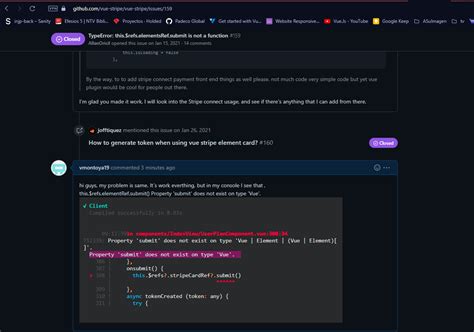 Property Submit Does Not Exist On Type Vue Card Element · Issue 303 · Vue Stripevue