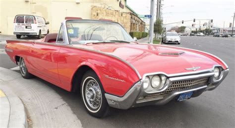 California1962 Ford Thunderbird Sports Roadster With No Rust Classic Ford Thunderbird 1962 For