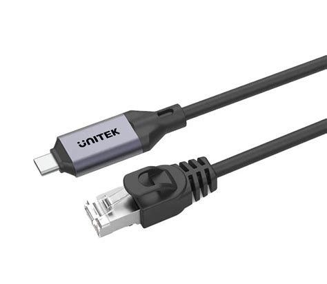 Unitek Converter USB C To Gigabit Ethernet Cable 5 0m C18148AGY 5M Fidelity Technology Solutions