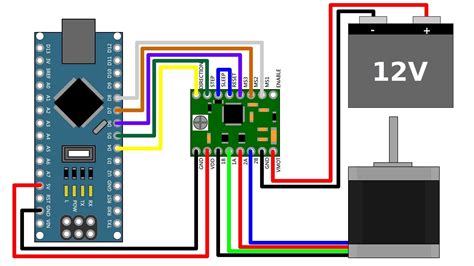 Программа для управления шаговым двигателем Песочница Раздел для новичков