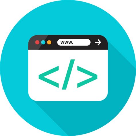 Browser Code Coding Development Online Web Icon Download On