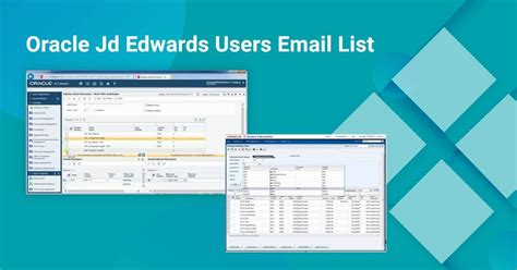 Oracle Jd Edwards Users List Targeted And Custom Database