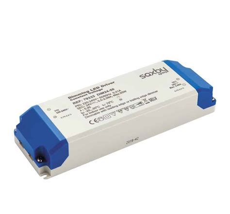 Saxby Led Driver Constant Voltage Dimmable 24v 50w Powersaver Electrical And Security Distributors