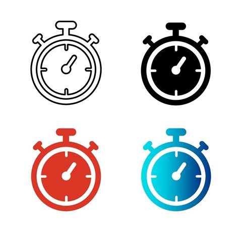 Abstract Timer Silhouette Illustration 25843678 Vector Art At Vecteezy